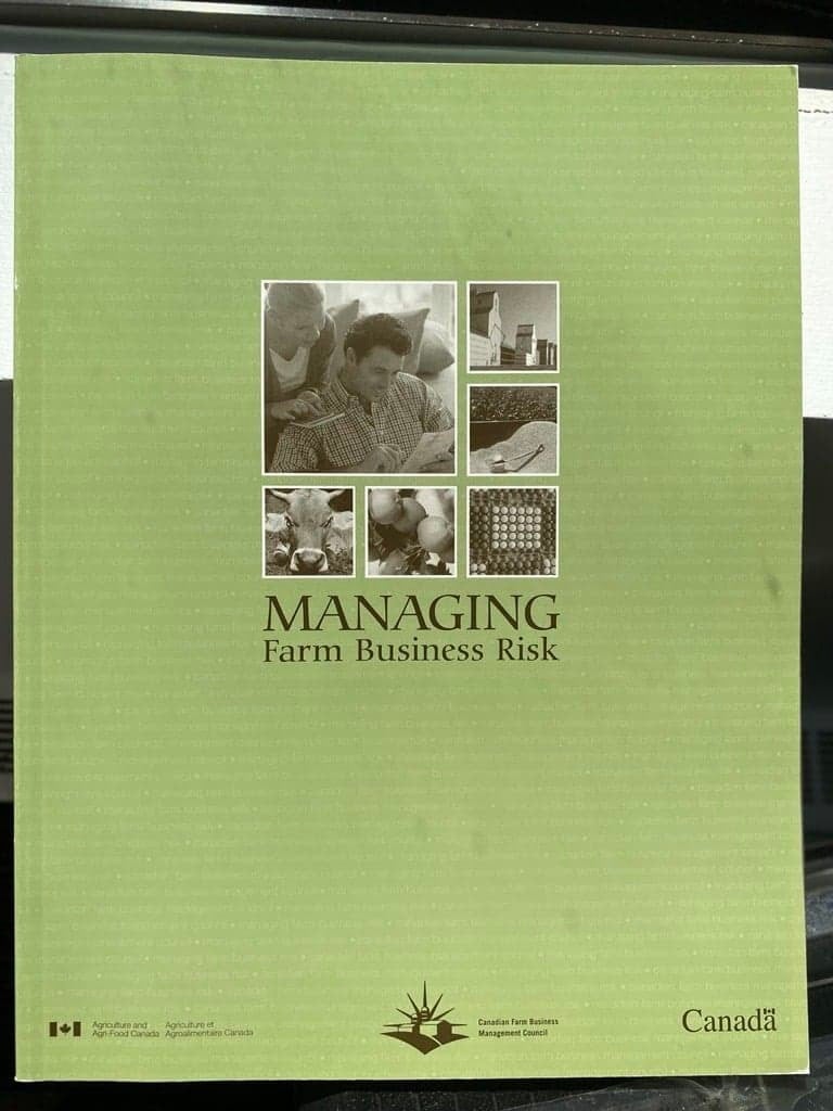 Managing Farm Business Risk | Farm Management Canada - Gestion agricole ...